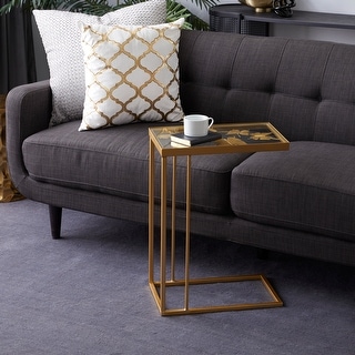 Risha Large Gold Metal Accent Table - Bed Bath & Beyond - 39909702