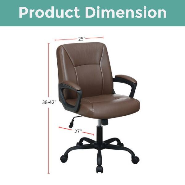 Adjustable Seat office seat Brown lumbar chair PU flexible chair - Bed ...