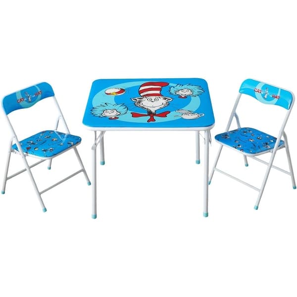 Dr Seuss 3 Piece Kids Activity Table and Chair Set - Bed Bath & Beyond ...