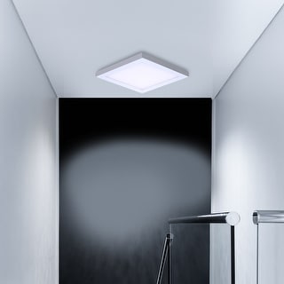Amax Lighting LED Edge lit square light Dimmable 18W in White Finish ...