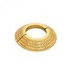 Brass Radiator Flange Triple Roped 1-1/2" (IPS) Pipe Flange: 1-7/8" I D ...
