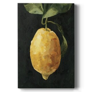 Dark Lemon I Premium Gallery Wrapped Canvas - Ready to Hang - Bed Bath ...