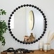 CosmoLiving by Cosmopolitan Dark Gray, Gold or Silver Metal Round ...