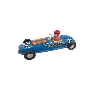 10" Vibrant Unique Collectible Tin Toy Large Racer Figure - Bed Bath ...