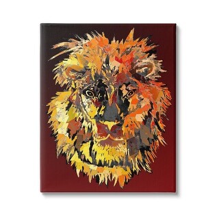 Stupell Abstract Lion Mane Canvas Wall Art Design by Sebastian Grafmann ...