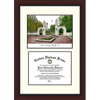 Indiana University, Bloomington 11w x 8.5h Legacy Scholar Diploma Frame ...