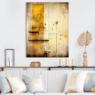 Designart "Transfiguration Vintage Illustration" Abstract Painting Wall ...