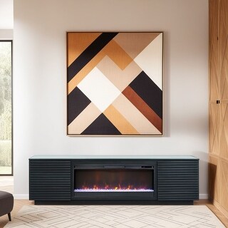 100 inch wide tv stand with fireplace store