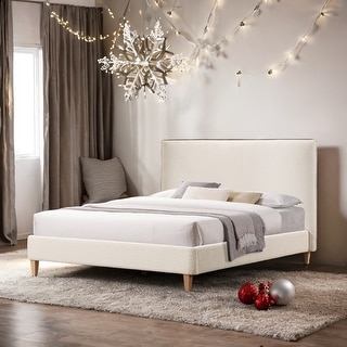 Modern Lifestyle Velcro Straps Designed Upholstered Platform Bed ...