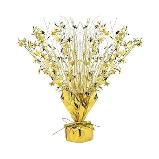 Set of 6 Gold Metallic Star Foil Spray Centerpieces - Bed Bath & Beyond ...