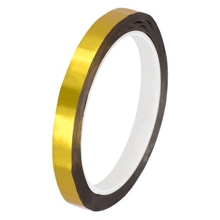 Gold Tone Metalized Tape 3/8 Inch x 55 Yards Decoration Tape 2pcs - Bed ...
