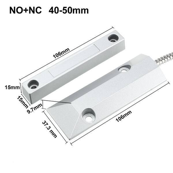 OC-55 NO+NC Alarm Security Rolling Gate Garage Door Contact Magnetic ...
