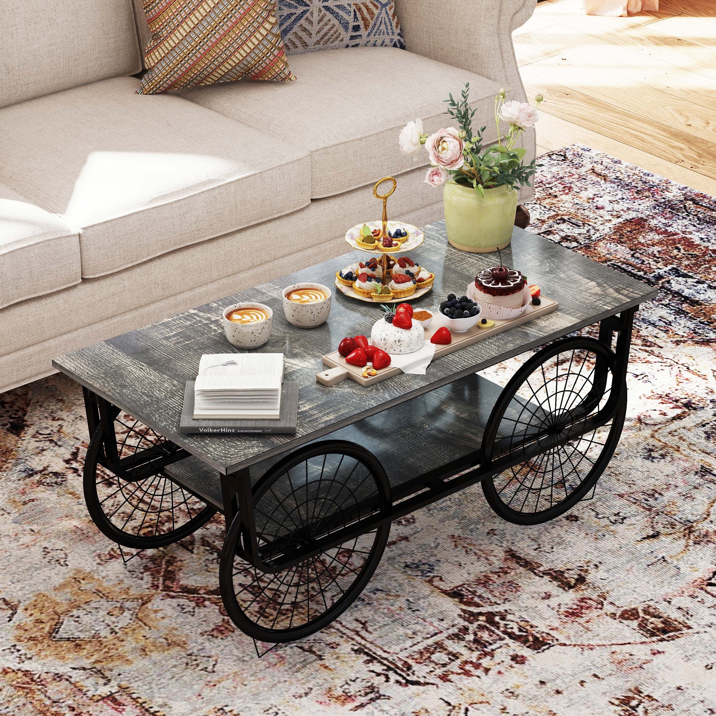 Wheel center table store