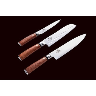 Ginsu Katana Traditions 3 Knife Set: Gyuto Knife | Santoku Knife ...