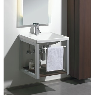 Bissonnet 3831082-10010 20-1/2" Universal Minimal 52 Bathroom Sink with ...