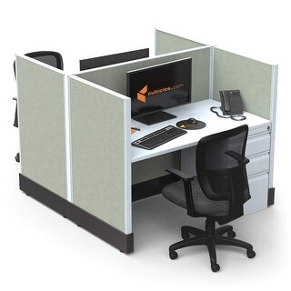 Small Office Cubicles 39H 2pack Cluster Unpowered - Bed Bath & Beyond ...