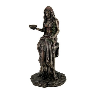Pythia The Oracle Of Delphi At The Temple Of Apollo Bronzed Statue - 10 ...