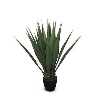 Faux Botanical Agave in Green Finish - Bed Bath & Beyond - 35418755