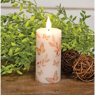 Apricot Breeze Butterfly Timer Pillar - Bed Bath & Beyond - 40267189