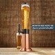 Beer Tower Drink Dispenser with Pro-Pour Tap and Freeze Tube to Keep ...