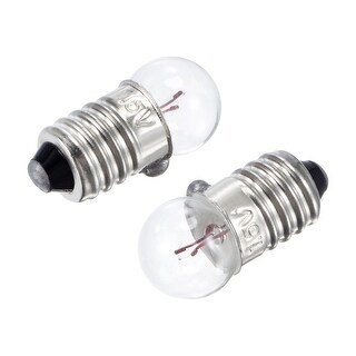 10Pcs E10 Screw Base Bulbs DC 1.5V Mini Miniature Lights, Warm Yellow ...