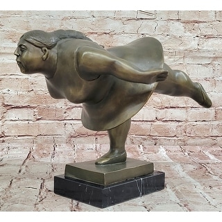 Whimsical Ballerina Dancer Girl Bronze Sculpture Inspired By Botero ...