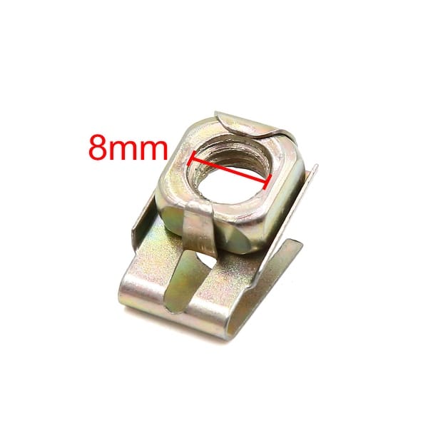 8Pcs 8mm Thread Hole Metal Fastener U-Type Clips Retainers Rivets ...