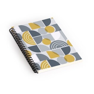 Heather Dutton Trailway Grey Goldenrod Spiral Notebook - Bed Bath ...
