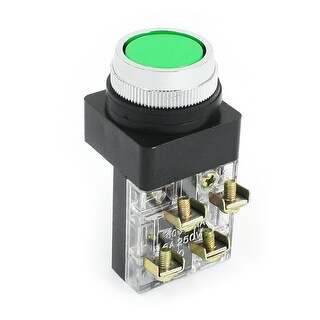 AC 250V 6A DPST 1NO 1NC Momentary Power Control Push Button Switch ...