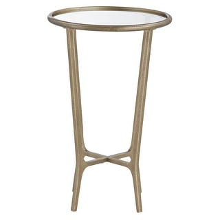 Danielle Metal End Table, Antiqued Gold - Bed Bath & Beyond - 42908066