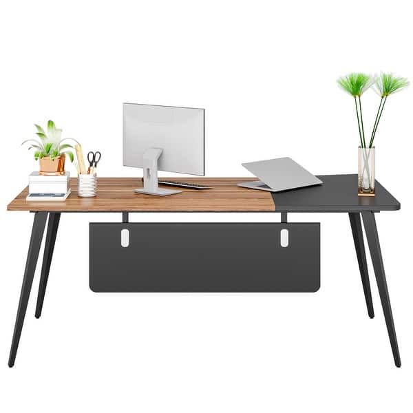 Large Computer Desk 70 Inch Executive Office Desk Modern Simple Home ...