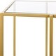 Alecsis Glass Two-Tier 30-inch Console Table - Bed Bath & Beyond - 34440495