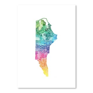 Americanflat - North Carolina Spring by Capow - 16"x20" Poster Art ...