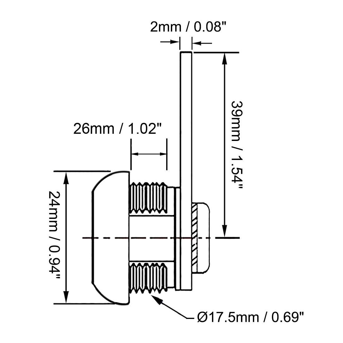 cam lock specifications