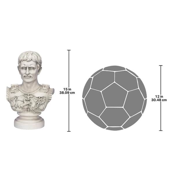 Design Toscano Caesar Primaporta Sculptural Bust - Bed Bath & Beyond ...