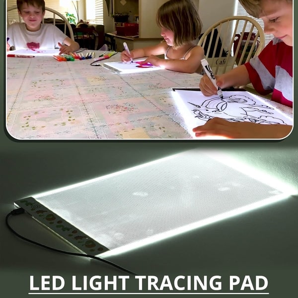 LED Light Tracing Pad 3D LED Drawing Board Art Board Kids Craft - On ...