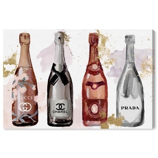 glam champagne showers Canvas Fashion Glam Art by Art Remedy - Bed Bath ...