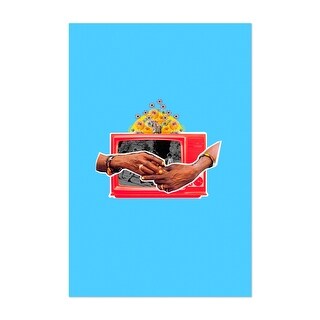 Unity Collage Feminine Floral Botanical Pastels Art Print/Poster - Bed ...