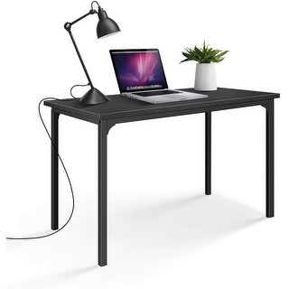 47" Simple Deluxe Desk Modern Design, Simple Style Table Home Office ...
