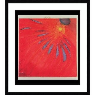 Fan Fire by Charlotte Johnstone Wood Framed Wall Art Print - Bed Bath ...
