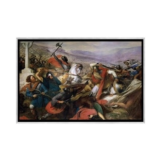 iCanvas "The Battle of Poitiers, 25th October 732, won by Charles ...