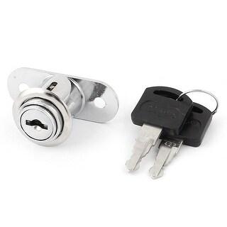 Wardrobe Safety 22mm Threaded Cylinder Cam Lock w 2 Keys - Bed Bath ...