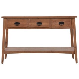 Console Table Solid Fir Wood - 49.6" - Bed Bath & Beyond - 37775237