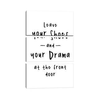 iCanvas "Leave Your Shoes" by Simon Lavery 3-Piece Canvas Wall Art Set ...
