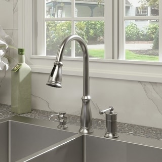 Clihome 3 Function Widespread Single Handle Kitchen Faucet - Bed Bath ...