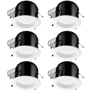 6-Inch 15W Dimmable LED Recessed Retrofit Kit, Pack of 6 - Bed Bath ...