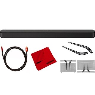 Sony 2.0ch Soundbar with Integrated Tweeter Accessory Bundle Kit - Bed ...