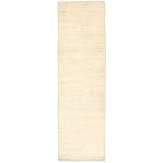 ECARPETGALLERY Hand-knotted Pak Finest Marrakesh Ivory Wool Rug - 2'9 x ...