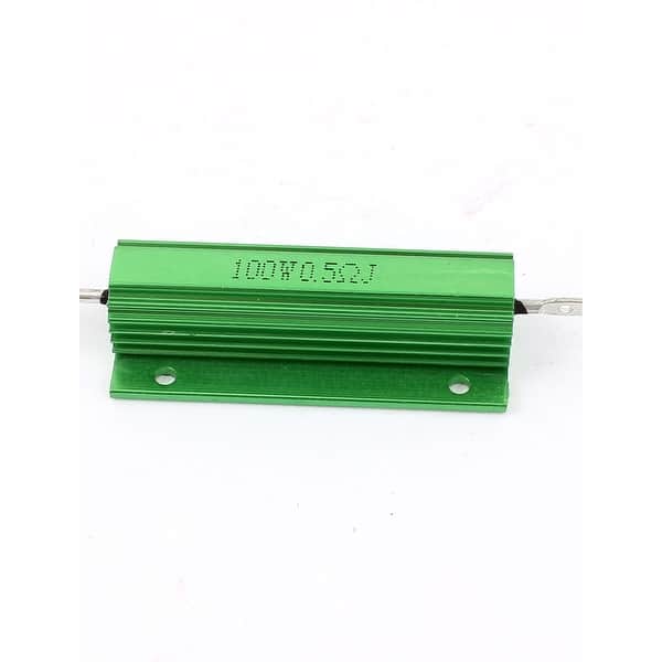 Aluminum Shell 100W Watt 0.5 Ohm Chassis Mounted Wirewound Resistor ...