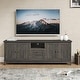 Rustic 72-Inch TV Stand with Adjustable Shelves, Hidden Storage - 72 ...